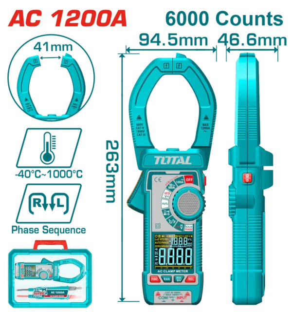 بنسة امبير 1200 امبير AC ديجيتال – TMT7610001 – total company